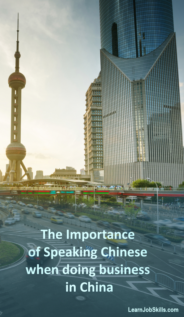 Importance of Speaking Chinese when doing business in China